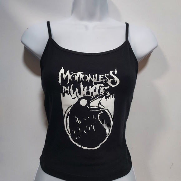Tops | Motionless In White Cropped Tank Motionless In White Shirt Crop ...